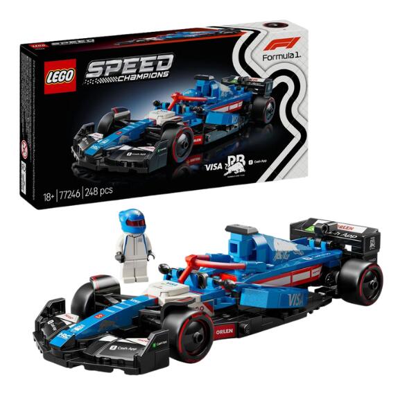 Lego Speed Champions 77246 Visa Cash App RB VCARB 01 F1 Race Car ...